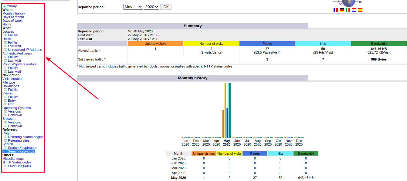 How to view website statistics using cPanel awstats – QualiSpace Knowledge Base