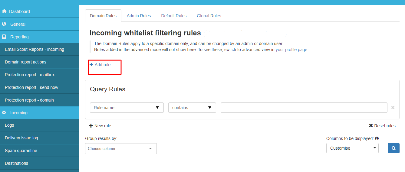 How to Whitelist and Blacklist in SpamExpert – QualiSpace Knowledge Base