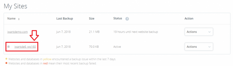 How To Restore Database From Codeguard Qualispace Knowledge Base 9442