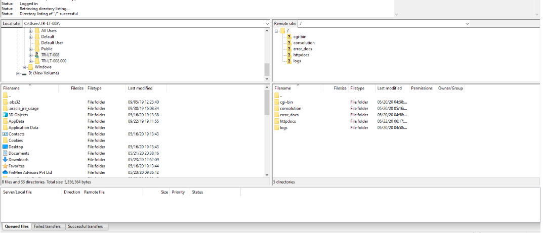 How to connect FTP through FileZilla application – QualiSpace Knowledge ...