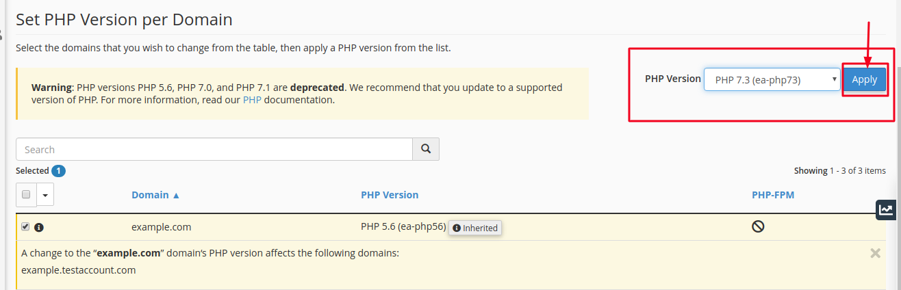 How do I change my PHP version in cPanel? – QualiSpace Knowledge Base