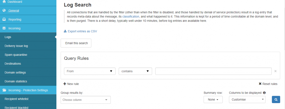 How to search logs for email status? – QualiSpace Knowledge Base