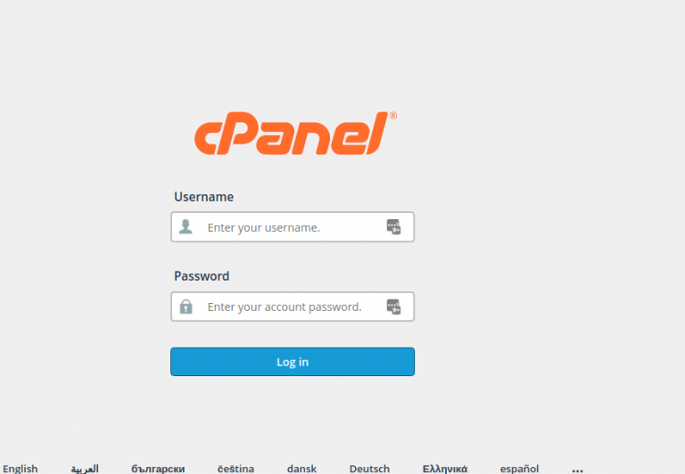 How do I log in to cPanel? – QualiSpace Knowledge Base
