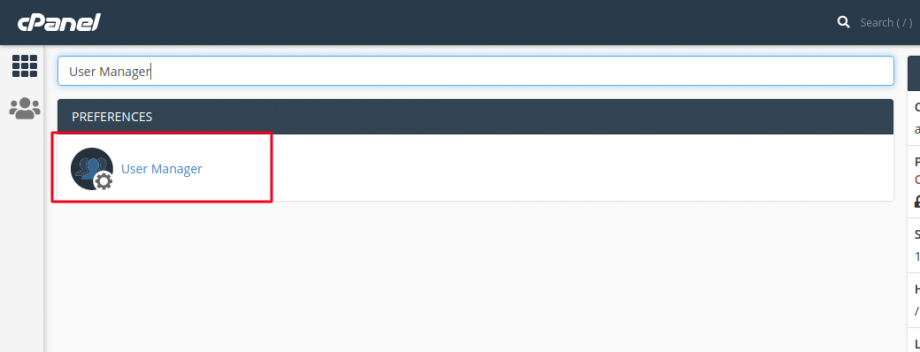 How do I create a new user in my cPanel? – QualiSpace Knowledge Base