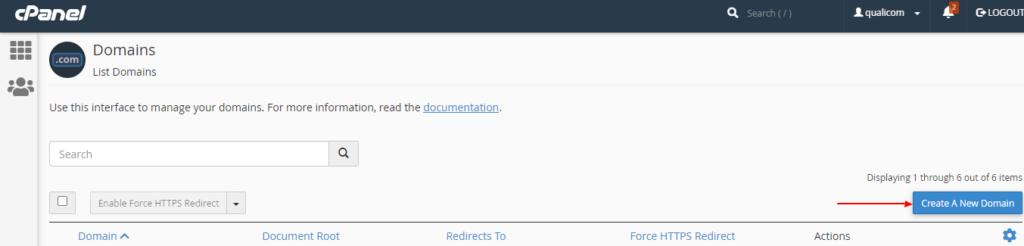 How do I create a sub-domain using cPanel? – QualiSpace Knowledge Base