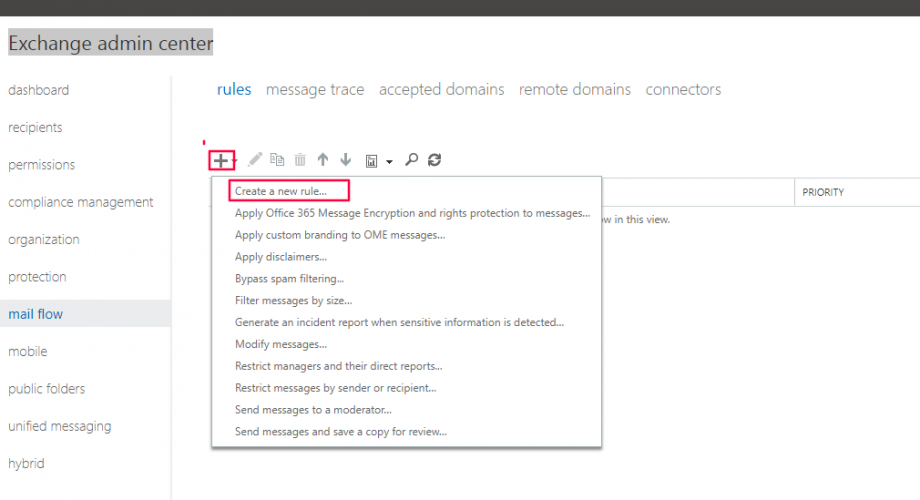 Hot to create a rule that blocks messages with executable attachments ...