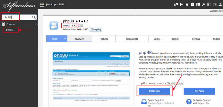 How to Install phpBB using the cPanel? – QualiSpace Knowledge Base
