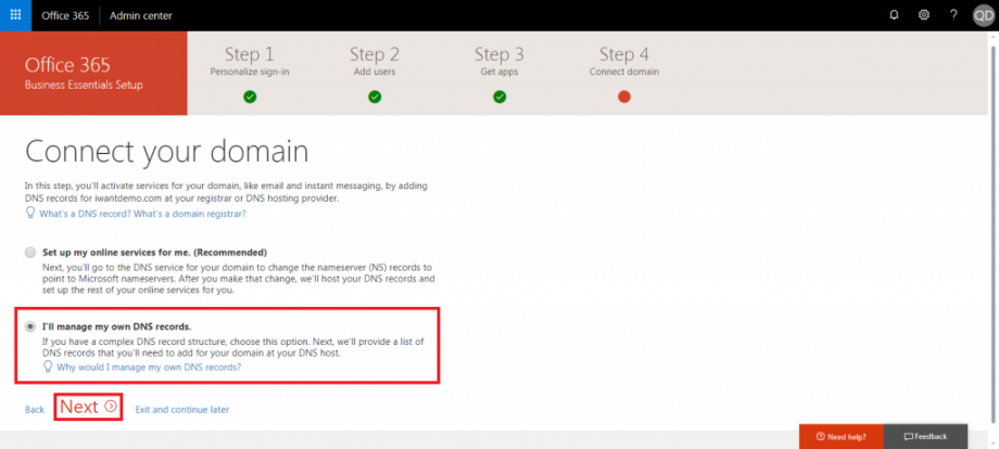 Setting up Office 365 mailing services – QualiSpace Knowledge Base