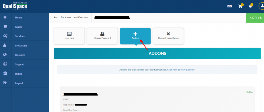 How to check bandwidth usage from client area – QualiSpace Knowledge Base
