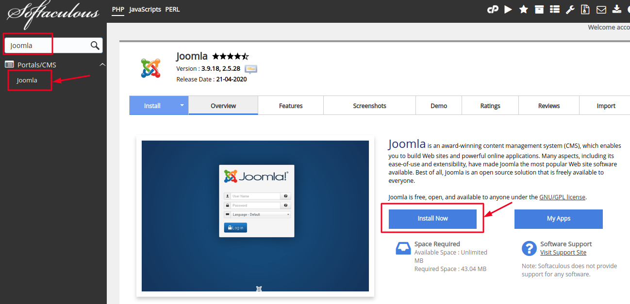 How To Install Joomla Using Cpanel Qualispace Knowledge Base
