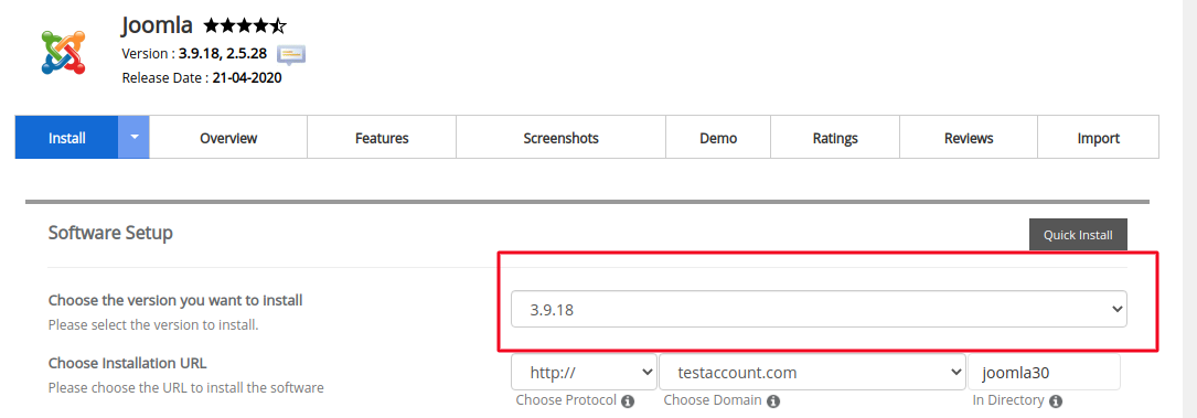 How To Install Joomla Using Cpanel Qualispace Knowledge Base