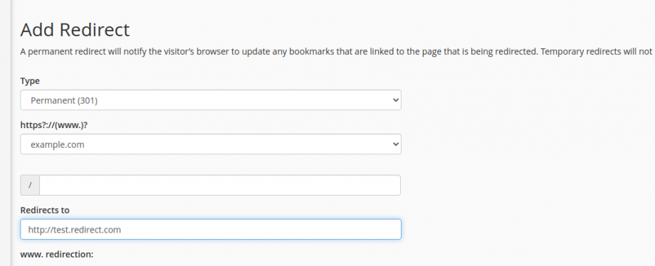 How to redirect a domain/website in cPanel? – QualiSpace Knowledge Base