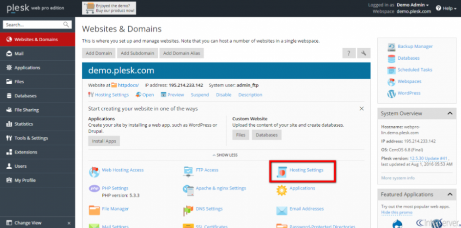 How to change ASP.NET version from Plesk – QualiSpace Knowledge Base