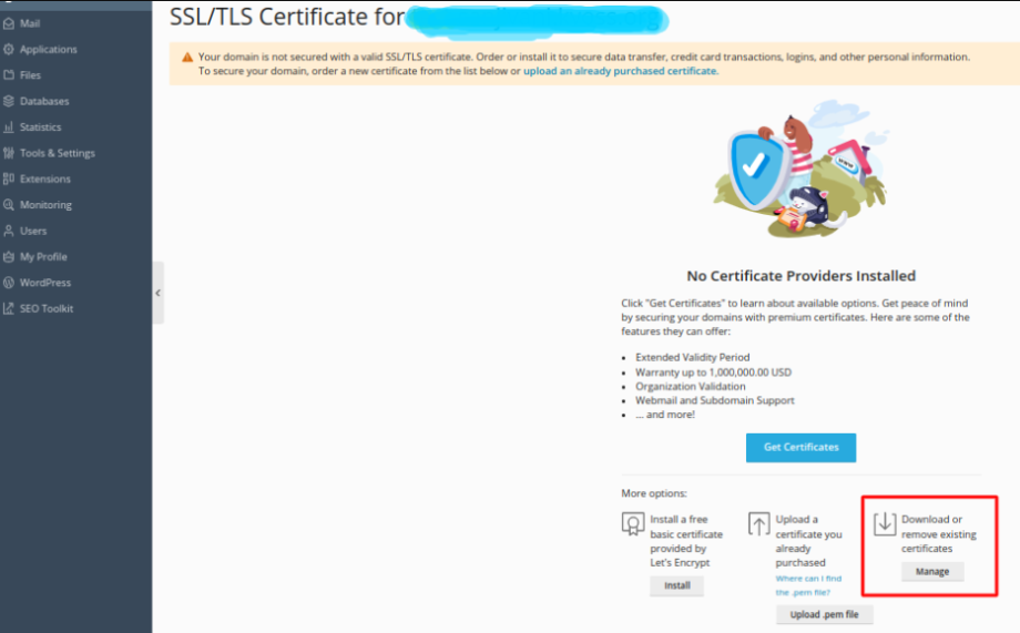 Steps to Install SSL on Cloud(plesk) server – QualiSpace Knowledge Base