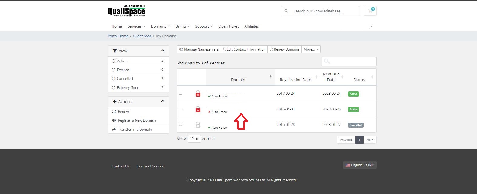How to update DNS records from client area? – QualiSpace Knowledge Base