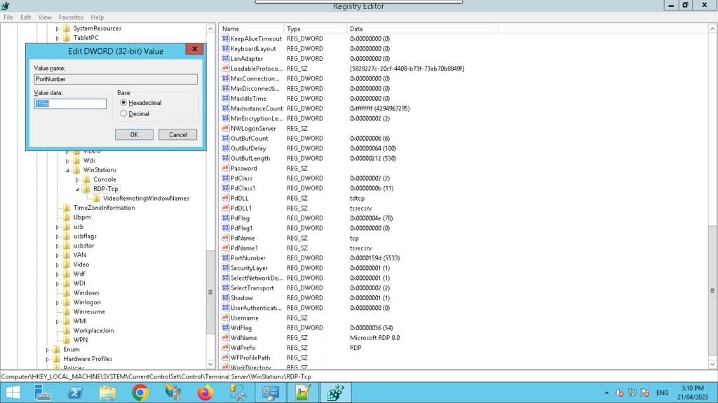 Change the default RDP port on a Windows server – QualiSpace Knowledge Base